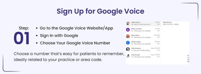 How to Setup Google Voice as a Healthcare Provider? - BellMedEx