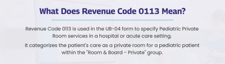 0113 Revenue Code Billing: A Must-Read for Pediatric Units - BellMedEx