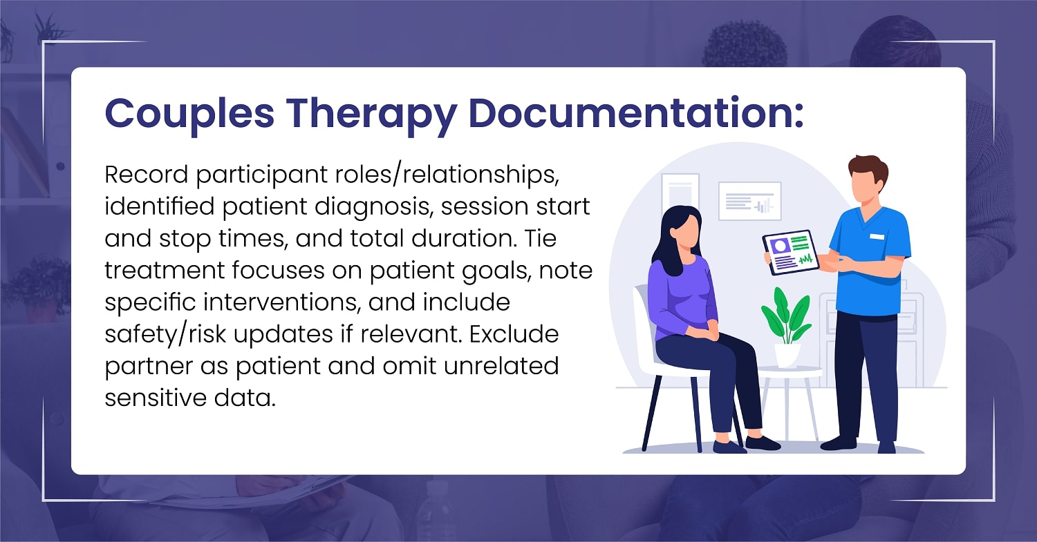 Couples Therapy CPT Codes and Billing Best Practices - BellMedEx